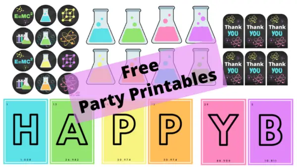 Science party ideas – I Heart Kiddies Parties
