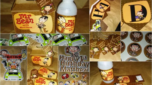 Mr. Bean party ideas – I Heart Kiddies Parties